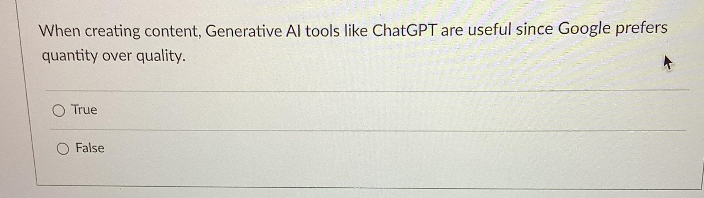 Solved When creating content, Generative Al tools like | Chegg.com