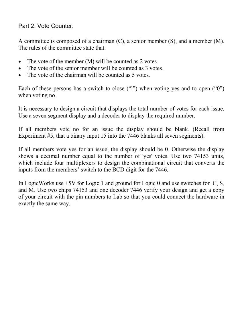 Solved Objectives: To design a combinational circuit and | Chegg.com