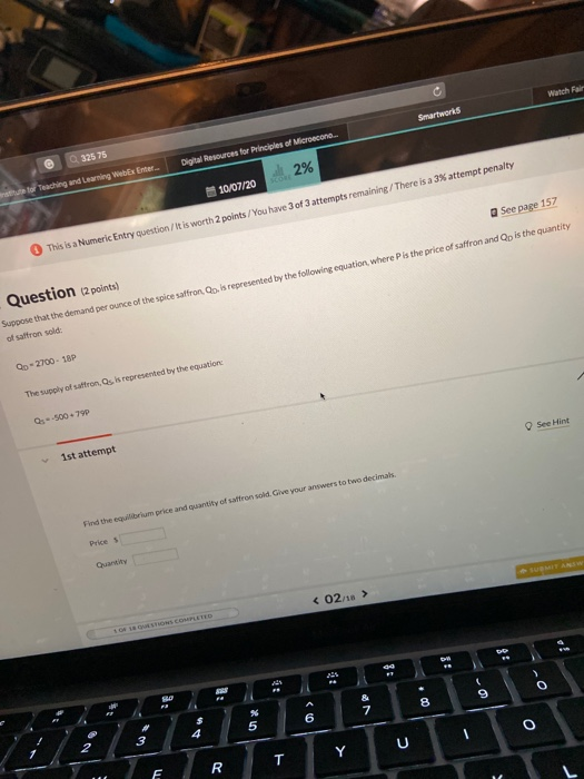 Solved Watch Ralr Smartworks 325 75 Digital Resources for | Chegg.com