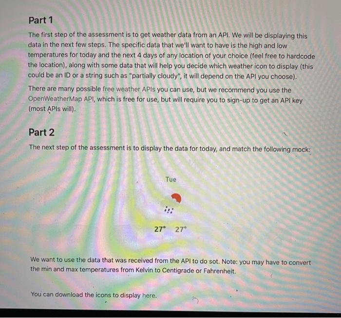 Solved Front-End Practice Assessment The goal of this | Chegg.com
