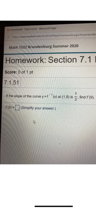 Solved Do Homework - Dylan Lerch - Microsoft Edge | Chegg.com