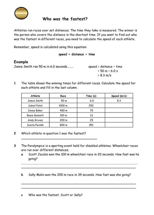 Solved Distance-time Triangle 1. Put some pictures of | Chegg.com
