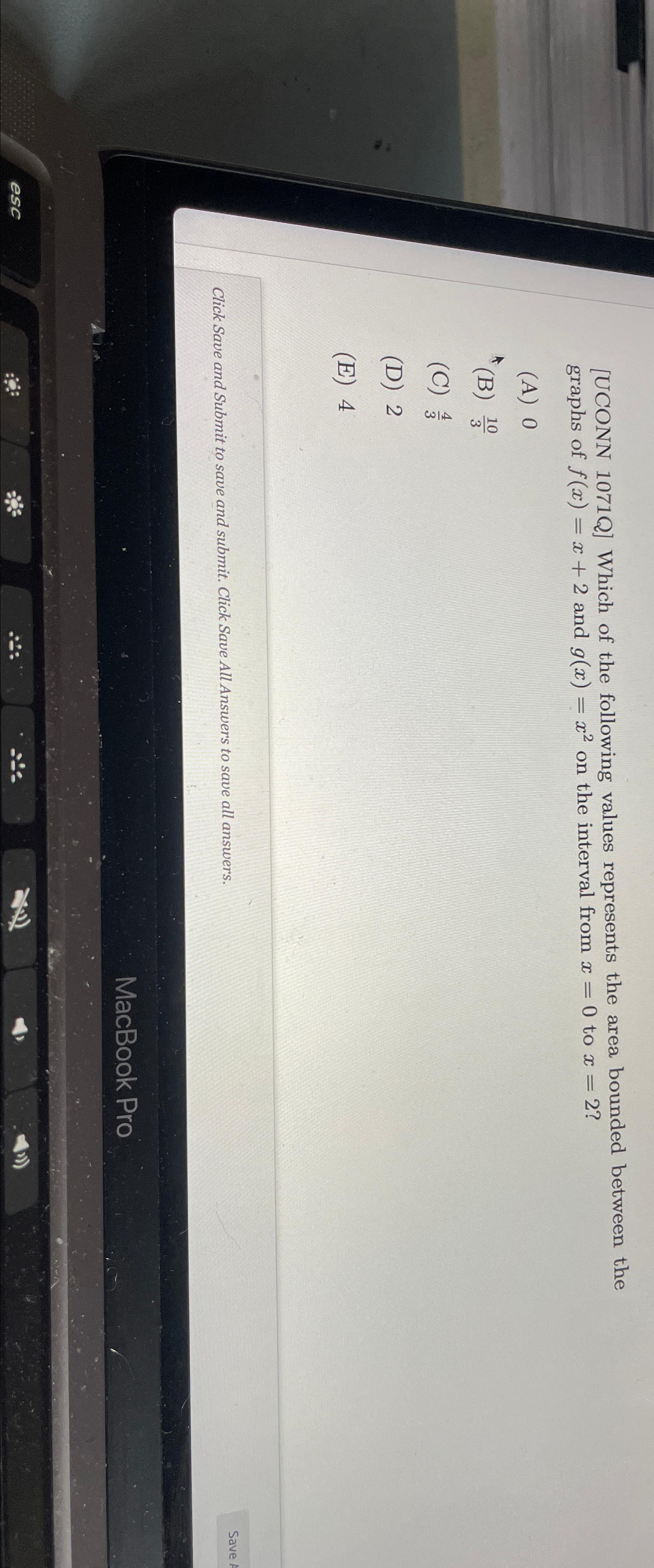 Solved [UCONN 1071Q] ﻿Which of the following values | Chegg.com