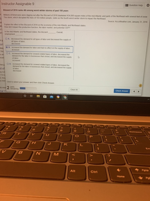 Solved Instructor Assignable 9 Question Help Blizzard of | Chegg.com