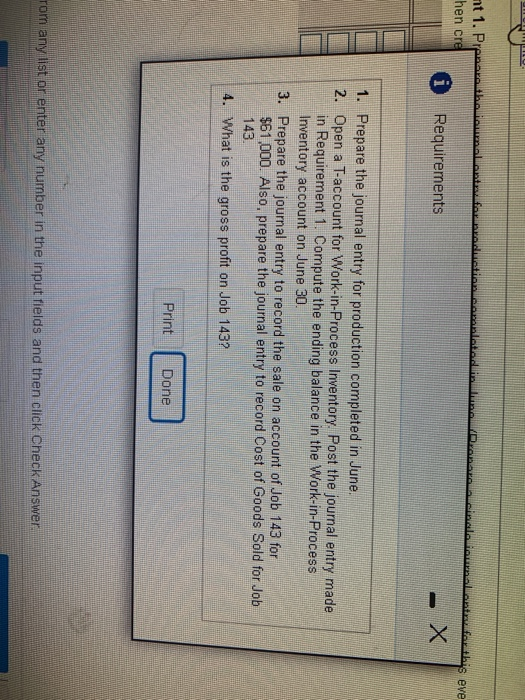 Solved the journal entry for production completed in June. | Chegg.com