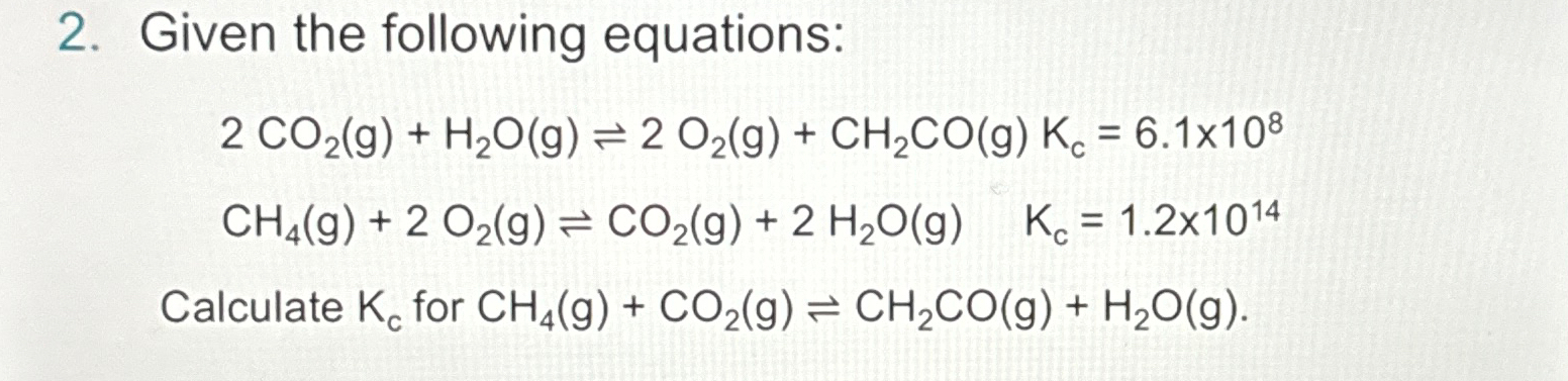 Solved Given the following | Chegg.com