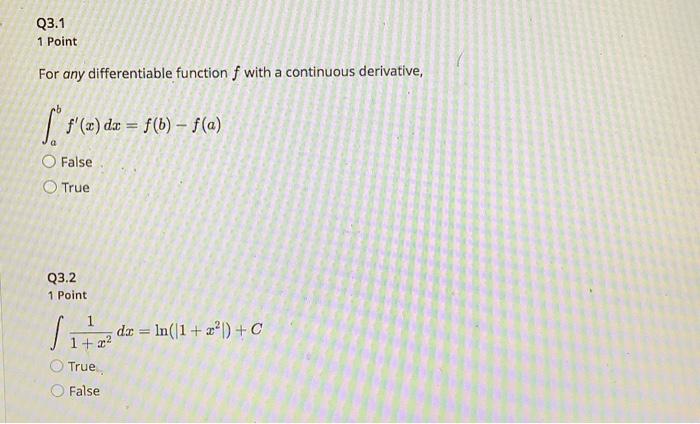 Solved For any differentiable function f with a continuous | Chegg.com