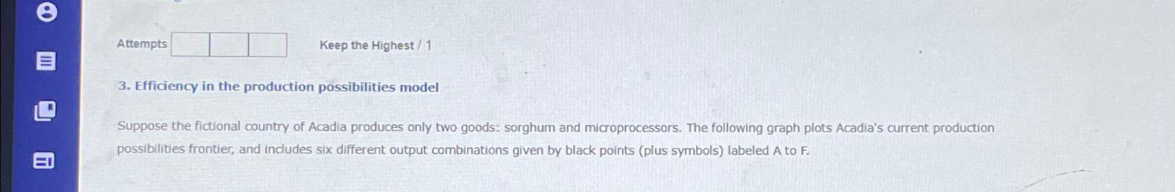 Solved Suppose the fictional country of Acadia produces only | Chegg.com