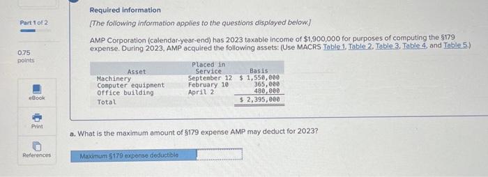 Solved Table 1 MACRS Half-Year ConventionTABLE. 2c MACRS | Chegg.com