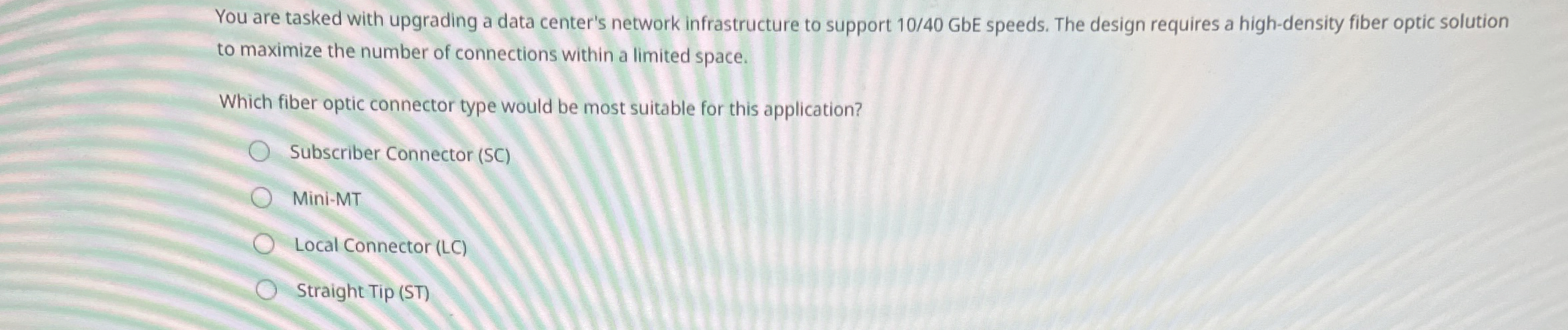 Solved You are tasked with upgrading a data center's network | Chegg.com