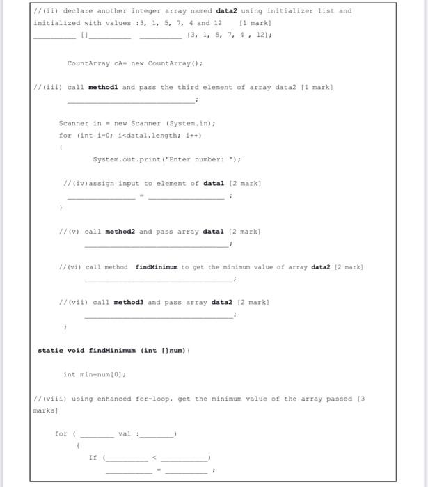 Solved 2) You are given a skeleton of Program 1 and the | Chegg.com