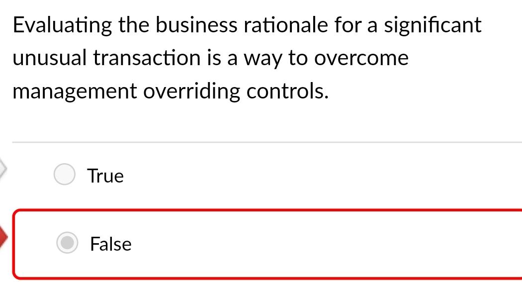 Solved Evaluating the business rationale for a significant | Chegg.com