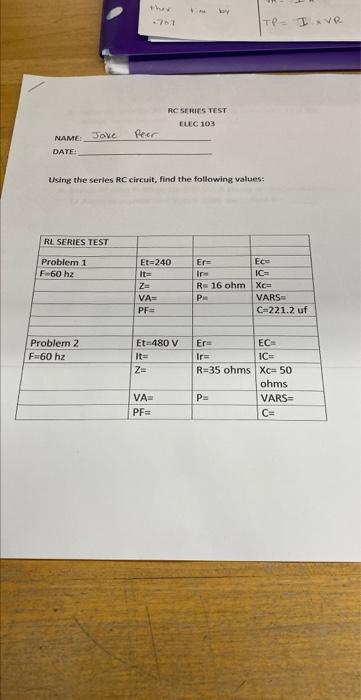 AC stuer's TEST Euc 103 NAME: Jave Peer DATE: Using | Chegg.com