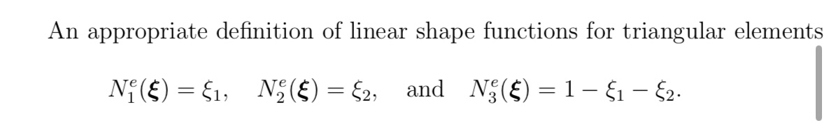 Solved prove that the appropriate definition of linear shape | Chegg.com