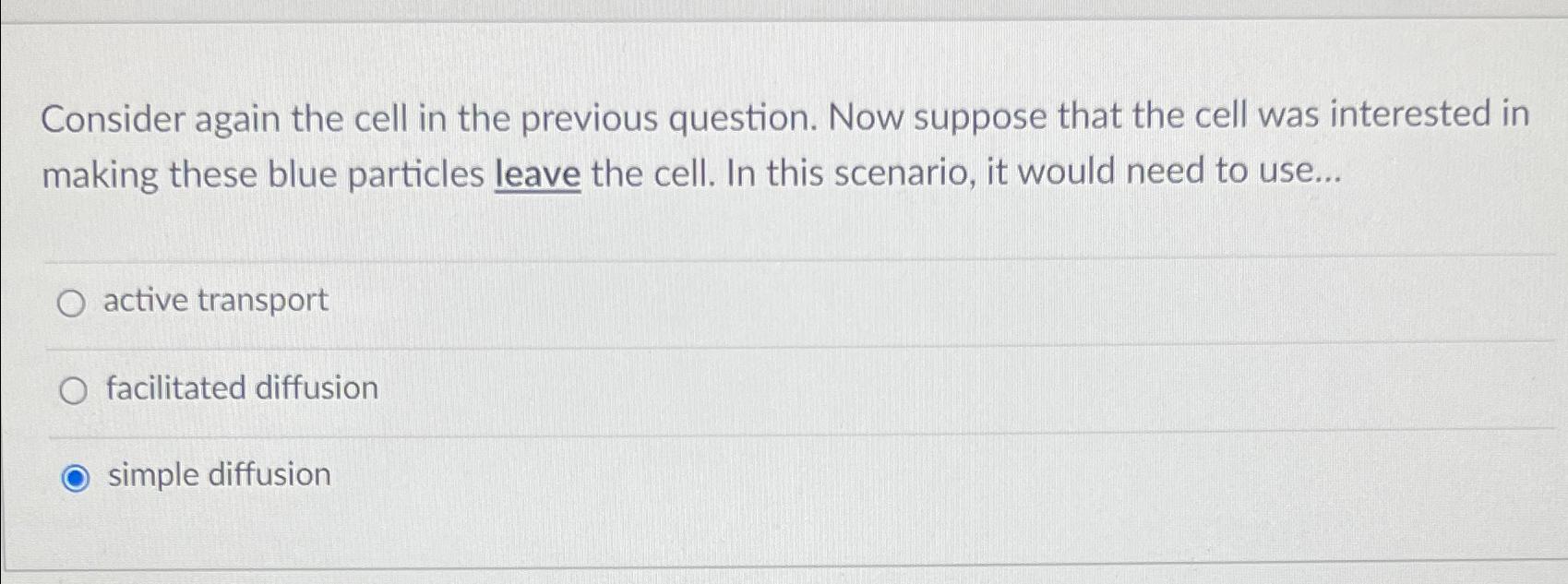 Solved Consider again the cell in the previous question. Now | Chegg.com