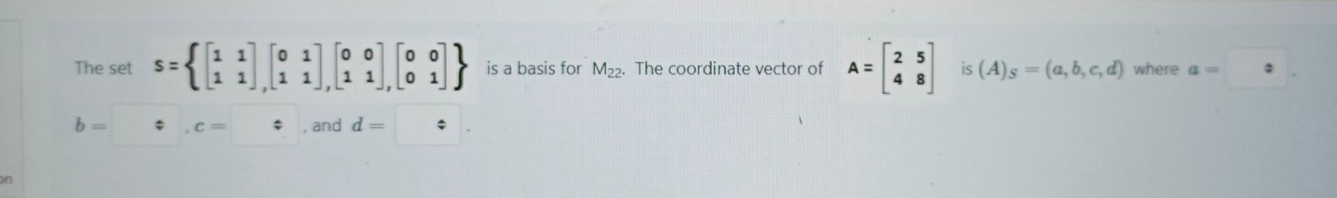 Solved If S={v1,v2,…,vn} is a basis for a vector space V, | Chegg.com