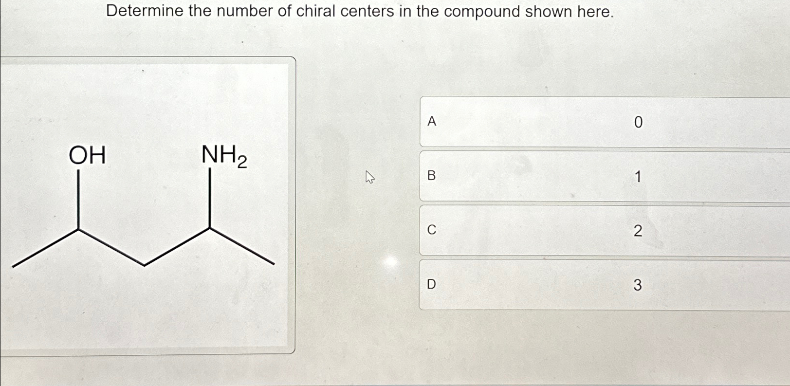 Solved Determine the number of chiral centers in the | Chegg.com