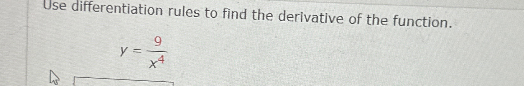 Solved Use differentiation rules to find the derivative of | Chegg.com