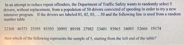 Solved In an attempt to reduce repeat offenders, the | Chegg.com