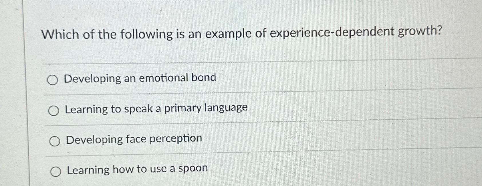 Solved Which of the following is an example of | Chegg.com