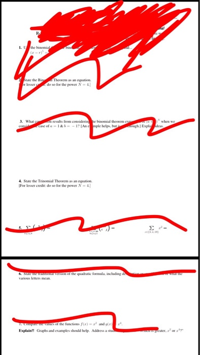 Solved R 1. U the bine ind Sute the Big Theorem as an | Chegg.com