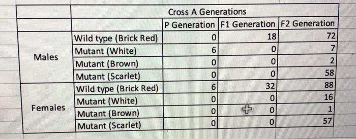 Solved Instead of the hypothesized X-linked recessive mode | Chegg.com