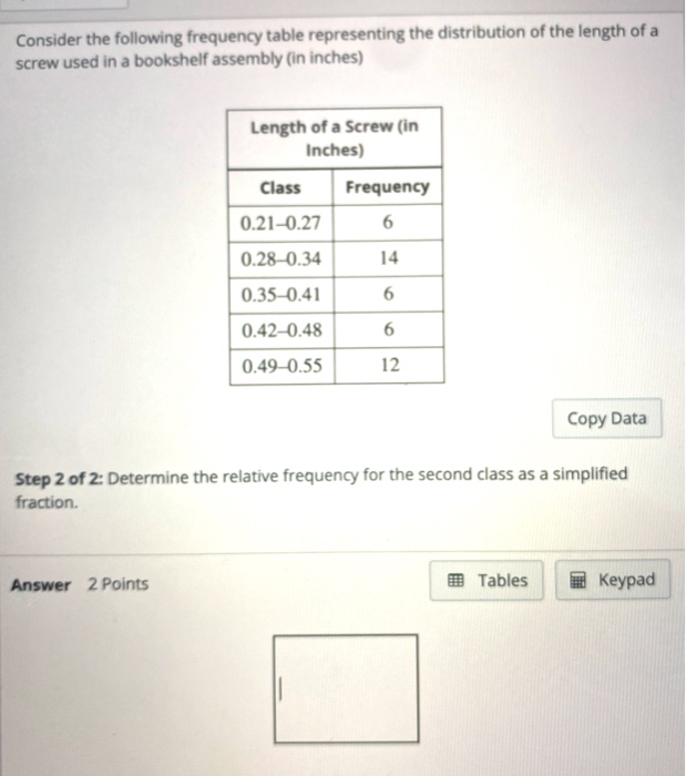 Solved Consider the following frequency table representing | Chegg.com