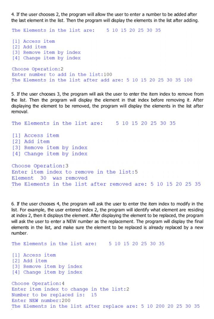 Solved General Instruction: Write a python program that | Chegg.com