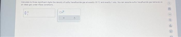 Solved Colculate to three signdicant digits the density of | Chegg.com