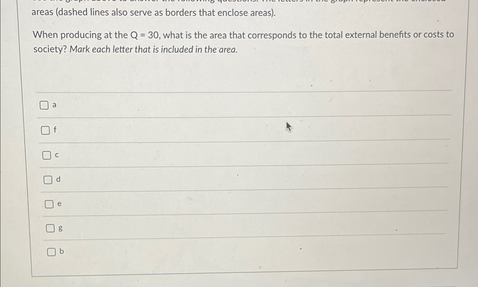 Solved areas (dashed lines also serve as borders that | Chegg.com