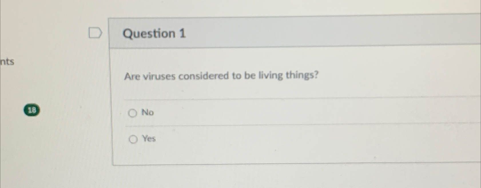 Solved Question 1Are viruses considered to be living | Chegg.com