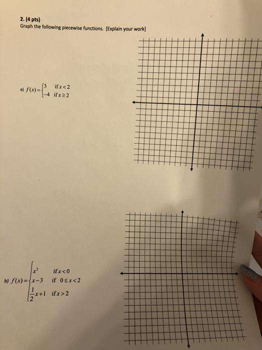 Solved how do you gragh these can you show the math ? | Chegg.com