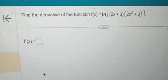 Solved Find the derivative of the function | Chegg.com
