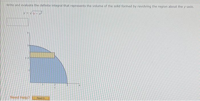 Solved Write and evaluate the definite integral that | Chegg.com