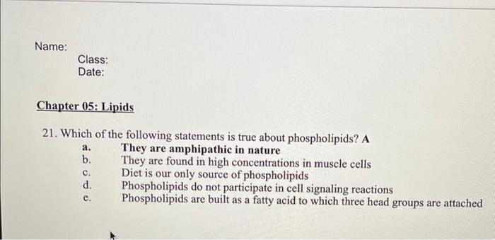 Solved 21. Which of the following statements is true about | Chegg.com