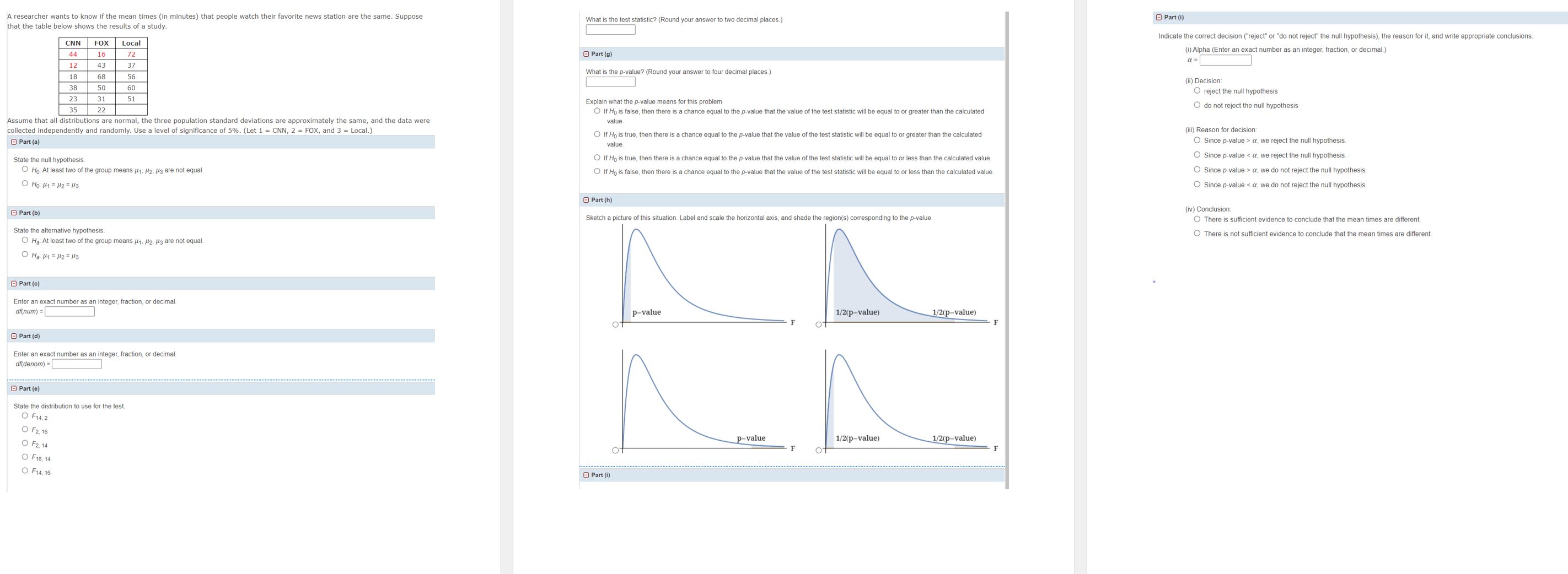 Solved (i) ﻿Alpha (Enter an exact number as an integer, | Chegg.com