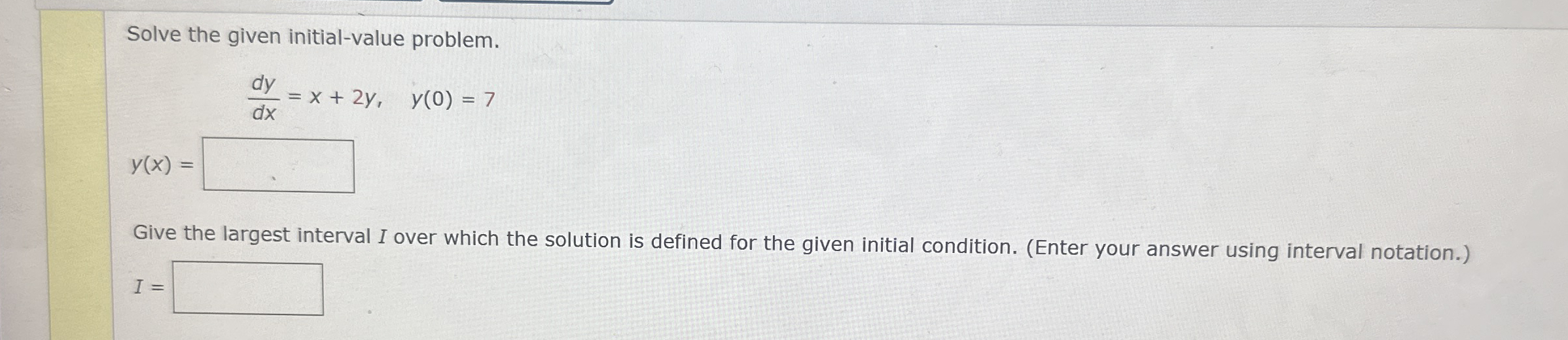 Solved Solve the given initial-value | Chegg.com