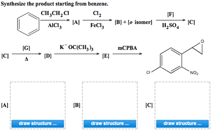 Solved Synthesize the product starting from benzene. | Chegg.com