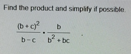 Solved Find the product and simplify if | Chegg.com