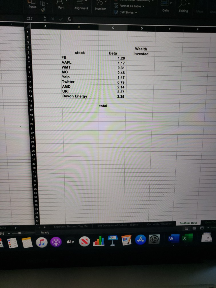 Solved 70 Paste Format as Tablev Font Alignment Number Cells | Chegg.com