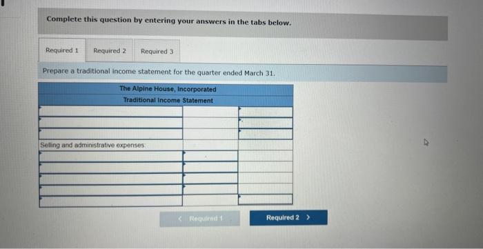 Solved Prepare a contribution format income statement | Chegg.com