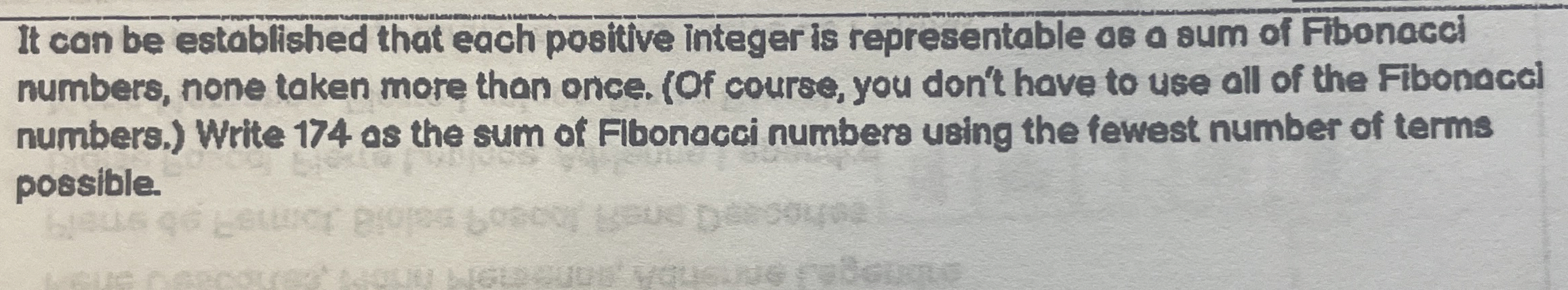 Solved It can be established that each positive integer is | Chegg.com