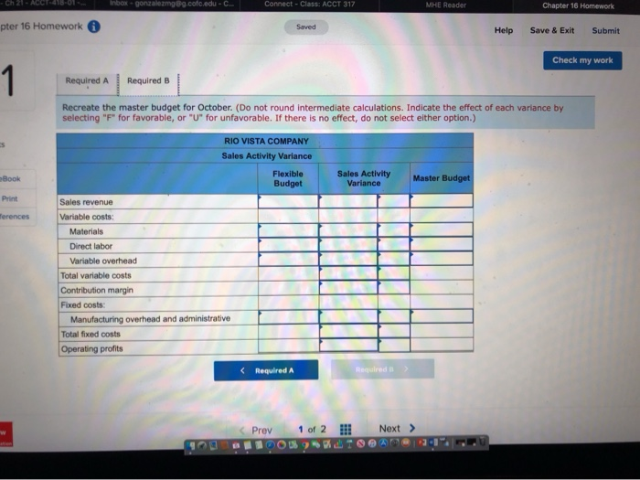 Solved er 16 Homework Saved Help Save & Exit Submit Check my | Chegg.com