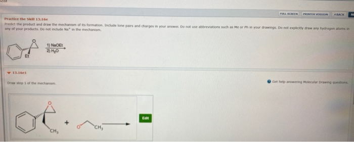 Solved PULL SCREEN PRINTER VERSION BACK Practice the 13. 16e | Chegg.com