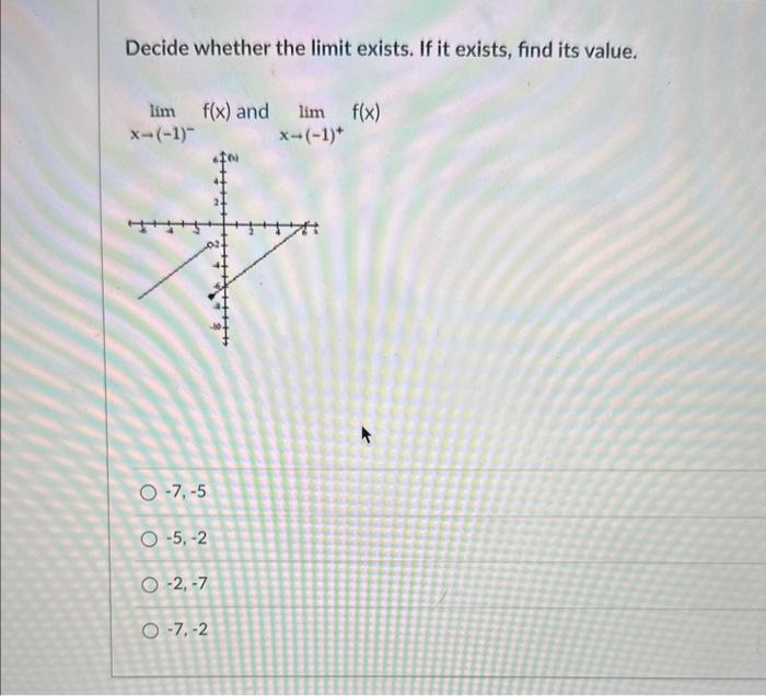Solved Decide whether the limit exists. If it exists, find | Chegg.com