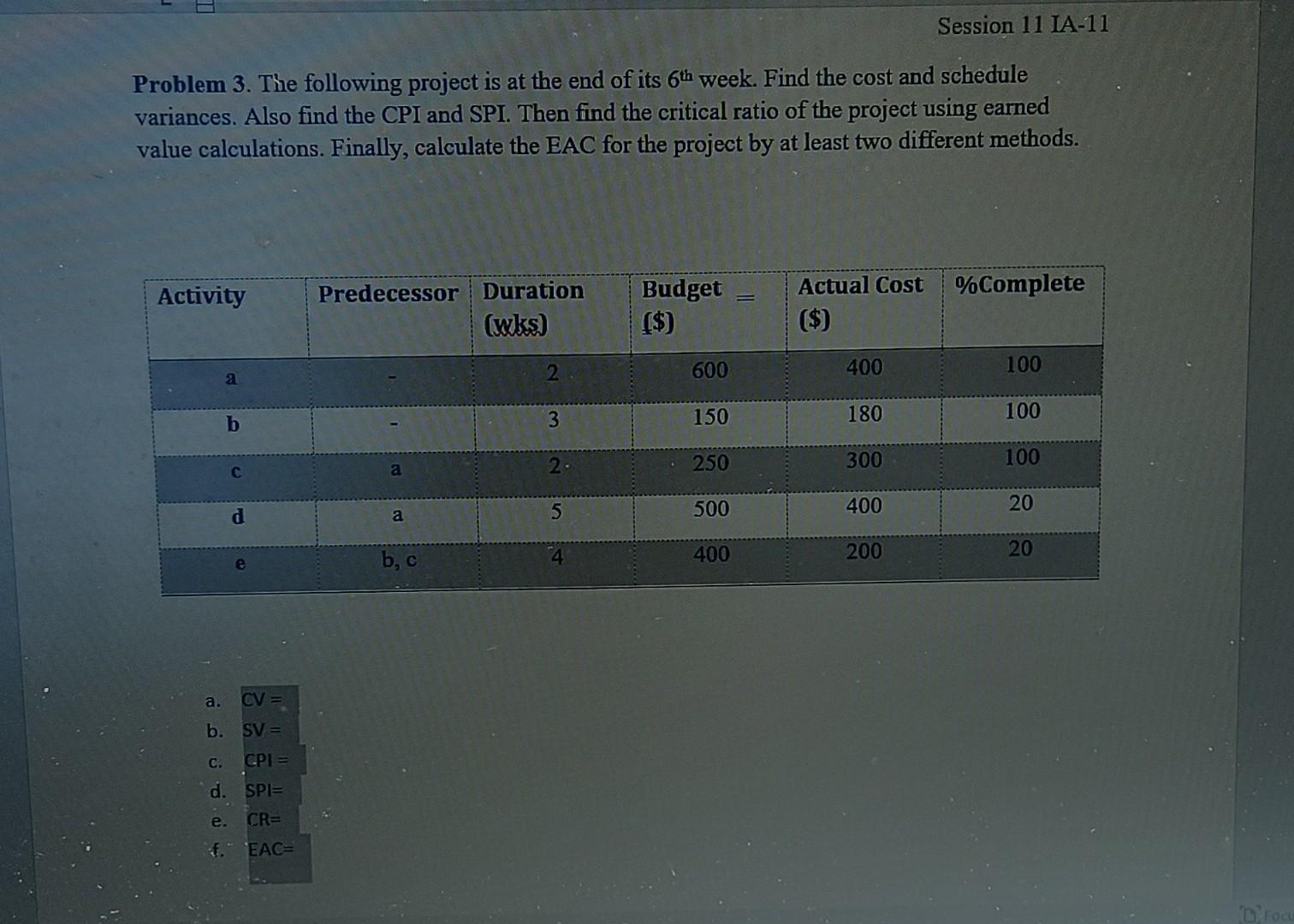 Solved Please include all calculations, preferably in an | Chegg.com