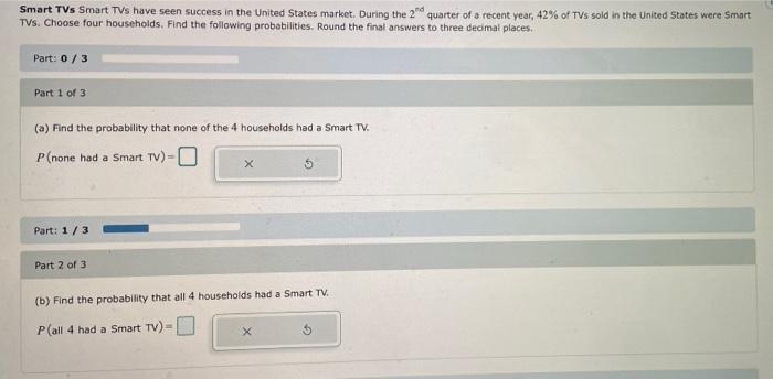 Solved Smart TVs Smart TVs have seen success in the United | Chegg.com