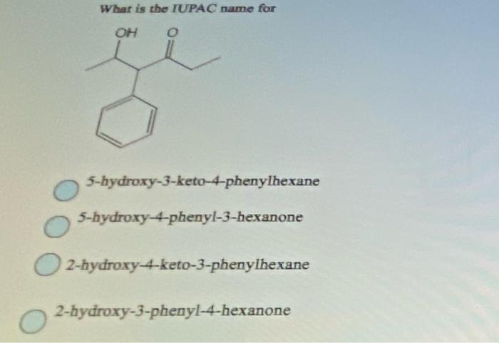 Solved What is the IUPAC name for OH 5 | Chegg.com