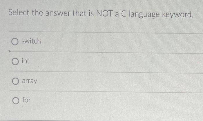 Solved Select The Answer That Declares An Array Named Nums 2372
