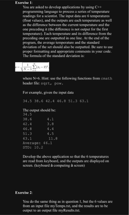 Solved Exercise 1 You Are Asked To Develop Applications By